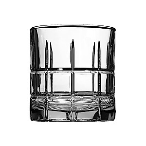 Anchor Hocking Manchester Rocks Old Fashioned Whiskey Glasses, 10.5 oz (Set of 12) -