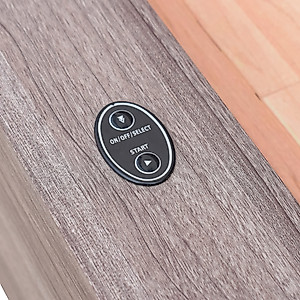 Hathaway Shooting Star 9-ft Arcade Ball Roll and Score Machine Table with LED Electronic Scorer and Sound, Great for Family Recreation Game Rooms, Driftwood