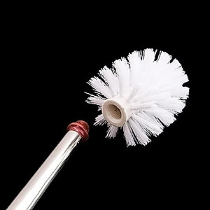 Bathroom Toilet Bowl Brush and Stand Floor Stand Toilet Cleaner Brush Stainless Steel Long Handle Toilet Brush Two Choices
