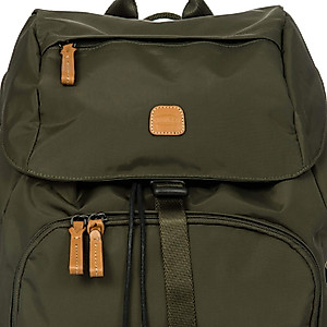 Bric's X-Travel Excursion Backpack - 15 inch - Cute Designer Backpack for Women and Men - Olive