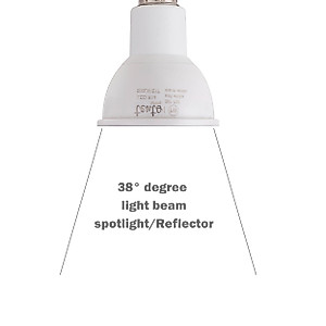 tento Lighting E17 R14 LED Reflector 40w Halogen Replacement Intermediate Base Spotlight (White)