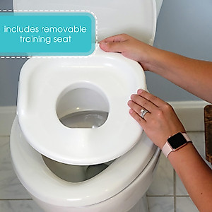 Summer Infant My Fun Potty Rewards (Pink)-3-Stage Potty Training Toilet-Includes Colorful Stickers and Training Chart, Removable Training Seat, Non-Slip Rubber Feet and Ability to Convert to Stepstool