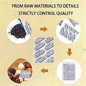 100 PACKS 400cc Oxygen Absorbers for Food Storage (10 Packs a Bag,Vacuum Individually Wrapped) Food Grade Oxygen Absorbers For Keep Food Fresh,O2 Absorbers for Mason Jars,Mylar Bags,Vacuum Bags