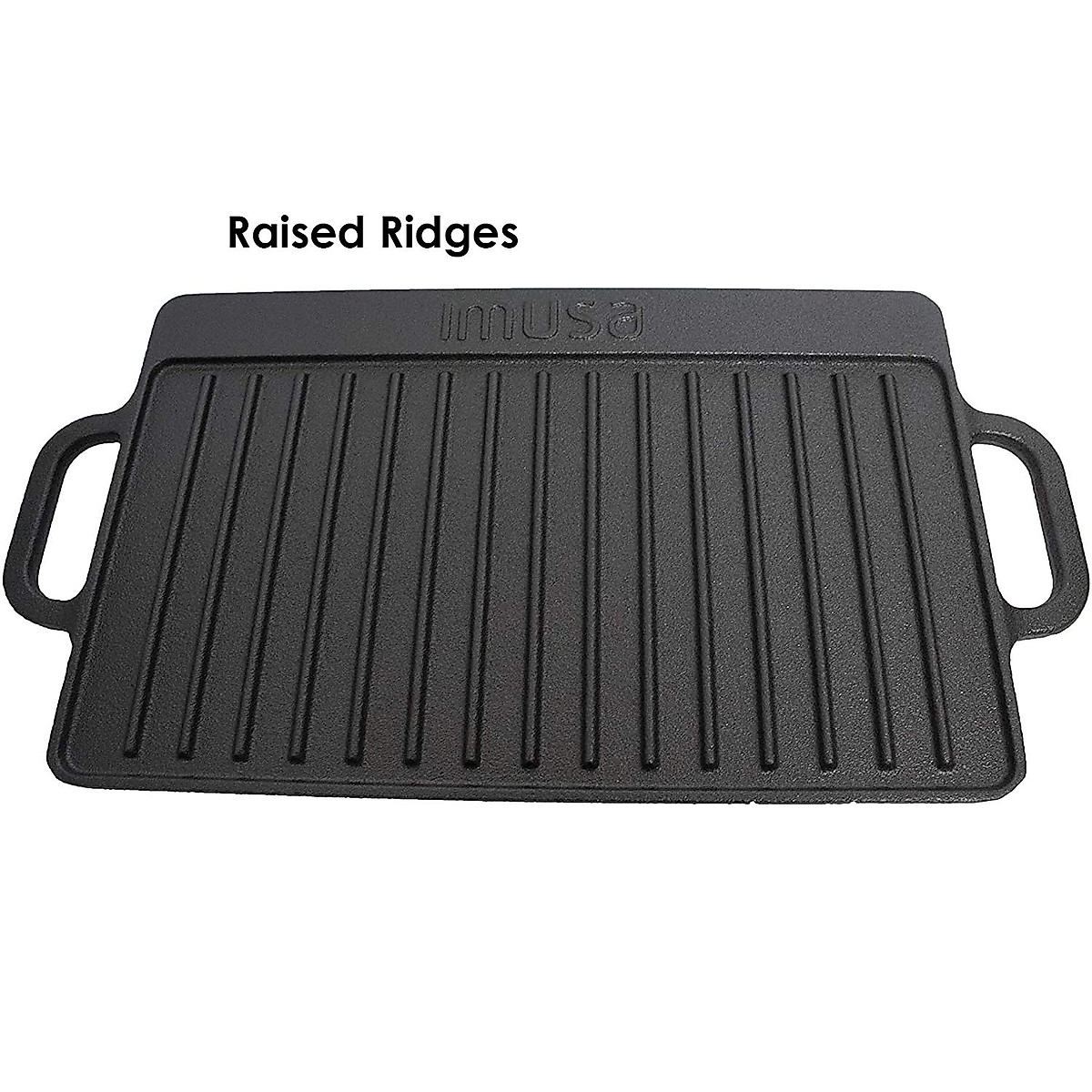 IMUSA USA CORONA-189Y 12.5" Cast Iron Reversible Griddle