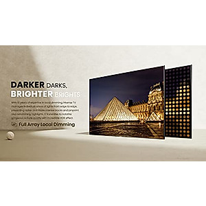 Hisense ULED 4K Premium 75U6H Quantum Dot QLED Series 75-Inch Smart Google TV, Dolby Vision Atmos, Voice Remote, Compatible with Alexa (2022 Model) Black