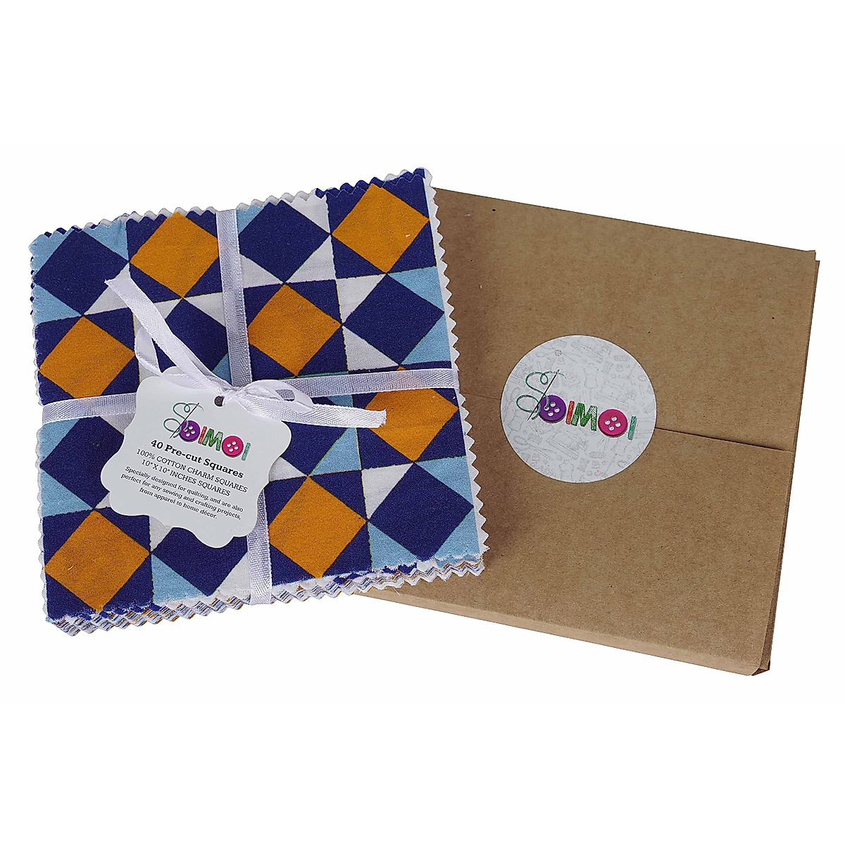 Precut 10-inch Prints Cotton Fabric Bundle Quilting Squares Charm Pack DIY Patchwork Sewing Craft-