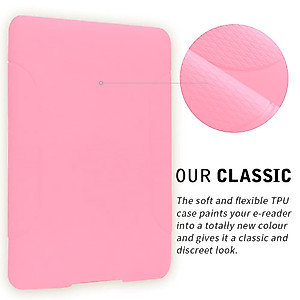 S-TRIPLE Amazon 11th Generation 6.8 Kindle Paperwhite Cover - Slim Fit TPU Gel Protective Case Cover for 2021 All-New Kindle