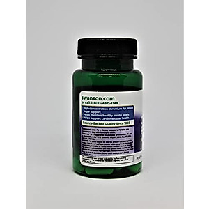 Swanson Chromium Picolinate 200 mcg 60 Capsules (2 Pack)