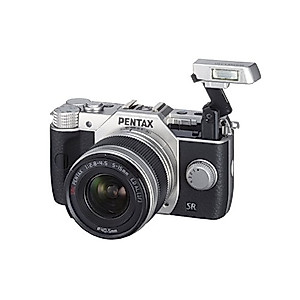 Pentax Q10 12.4MP with 02 zoom lens kit (Silver)