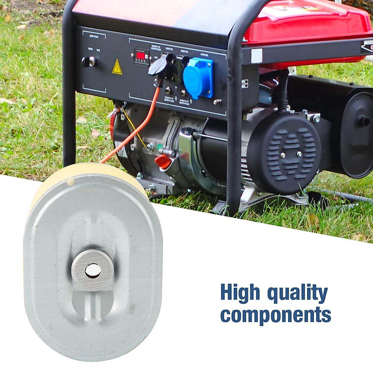 Air Filter Fit Engine Pressure Washer Air Engine Accessory Small Engine Motor Petrol Gasoline Generator Replacement Small Filter for Tiller Generator 168F