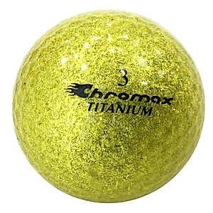 ProActive Sports Golf Chromax M2 Golf Ball Gold Glitery New