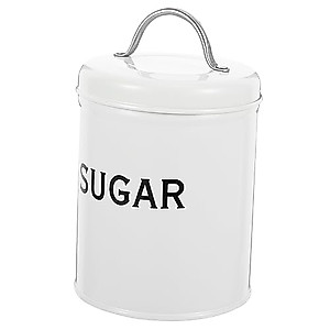 NOLITOY food storage jar loose tea jar tea flour canister candy jar with lid food containers with lids containers for food Candy Holder Decorative Tea Holder Metal Tea Holder crisper