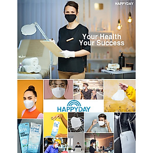 HAPPYDAY A Set of 25 Packages Made in KOREA KF94 White Face Mask for Adult