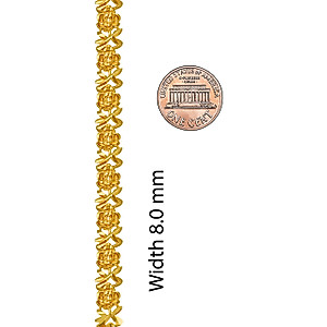 LIFETIME JEWELRY Diamond Cut Rose Charm Bracelet for Women 24k Real Gold Plated (7)