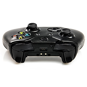 Controller Silicone Cover Skin Anti-Slip Compatible for Xbox One Controller x 1(Black)