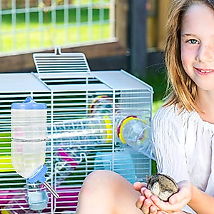 Alipis Pet Hanging Water Bottle Rabbit Water Bottle No Drip for Rabbits Ferrets Guinea Pigs Hamsters Rats Mice Other Small Animal