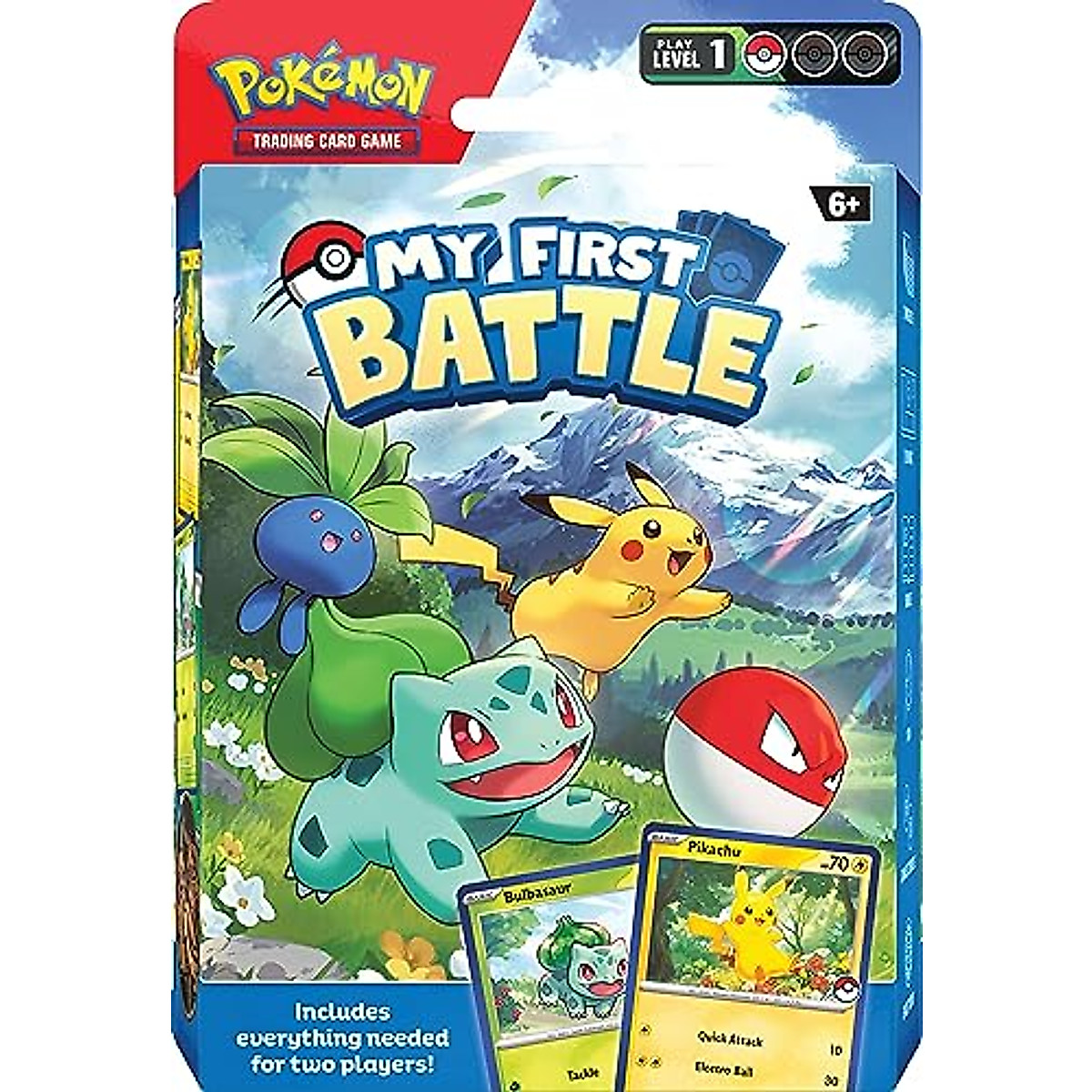 Pokémon TCG: My First Battle—Pikachu and Bulbasaur (2 Ready-to-Play Mini Decks & Accessories)