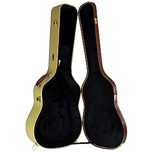 Gearlux Dreadnought Acoustic Guitar Hard Case - Tweed