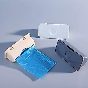 Hemoton 2pcs Recycling Bag Holder Desk Dispenser Hand Towel Dispenser Kitchen Bag Holder Paper Towel Dispenser Wall Mount Bag Saver Shopping Bag Holder Shopping Cart Bag Wall-Mounted