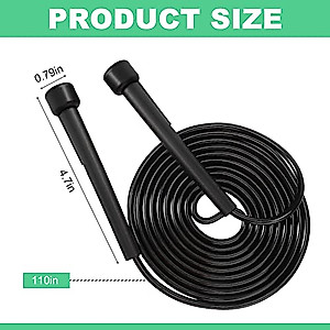 24 Pcs 9.2 ft Versatile PVC Jump Rope for Cardio Fitness, Adjustable Skipping Rope Multicolored Speed Rope Workout Jumprope for Men Women Kids Adults Exercise Christmas Gift