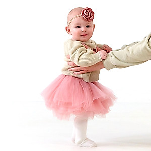 My Lello White Baby Tutu Short Ballet Skirt 10-Layer (Newborn - 3mo.)