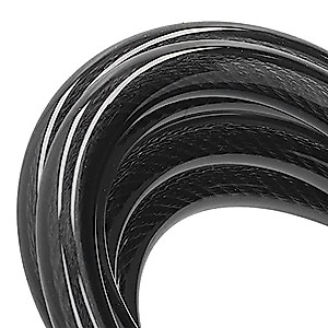 Shanrya USB Rechargeable Bicycle Lock, Antitheft Reliable Bike Cable Lock for Luggage Door