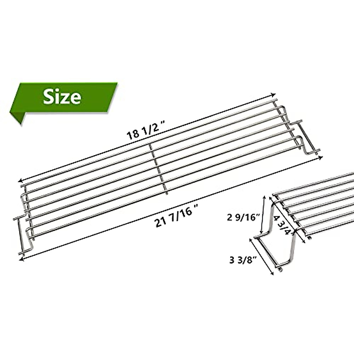 ProFire Weber Spirit Grill Replacement Parts Weber Spirit Grill 69866 Warming Rack for Weber Spirit E210 S210 E220 S220 Gas Grills with Up Front Controls Model (2013 - Newer)