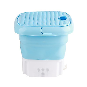 YEmirth Mini Baby Washing Machine, Travel Washing Machine 3 Modes Deep Cleaning Half Automatic Washing And Drying In One Energy Saving, Folding Portable Mini Washing Machine For Home Hotel Rv