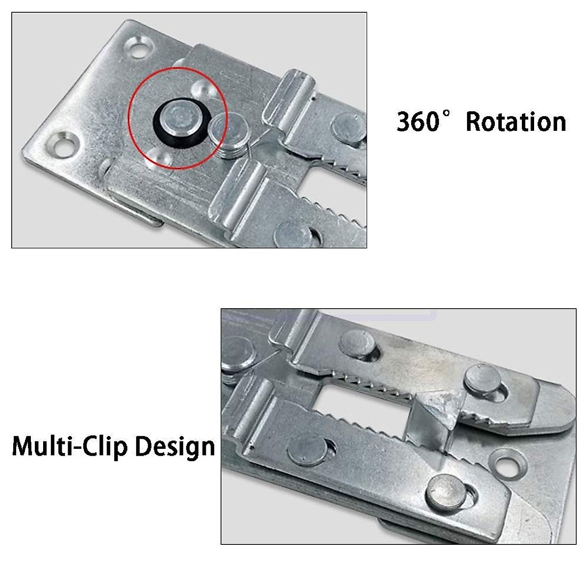 HOWDIA 4 Pack Sectional Couch Connector with Screws