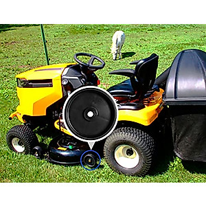 734-0973 Deck Wheel for Cub Cad et Riding Mower, 2 Pack 112-0337 Rear Deck Roller Wheels for Cad XT1-LT46 LT1042 LT1045 Craftsman T240 Lawn Tractor, MTD 42" 46" Deck Lawn Mower