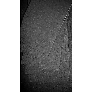 3mm Black Neoprene Fabric, Scuba Wetsuit Material, Fabric for Sewing, Thin Foam Rubber Sheet (Black, 1' x 2')