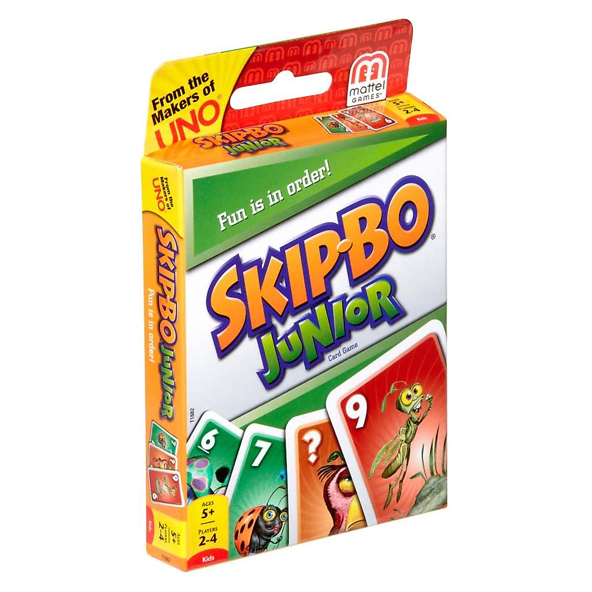 Mattel Games Skip-Bo Junior Sequencing Card Game for 2 to 4 Players Ages 5 Yers and Older