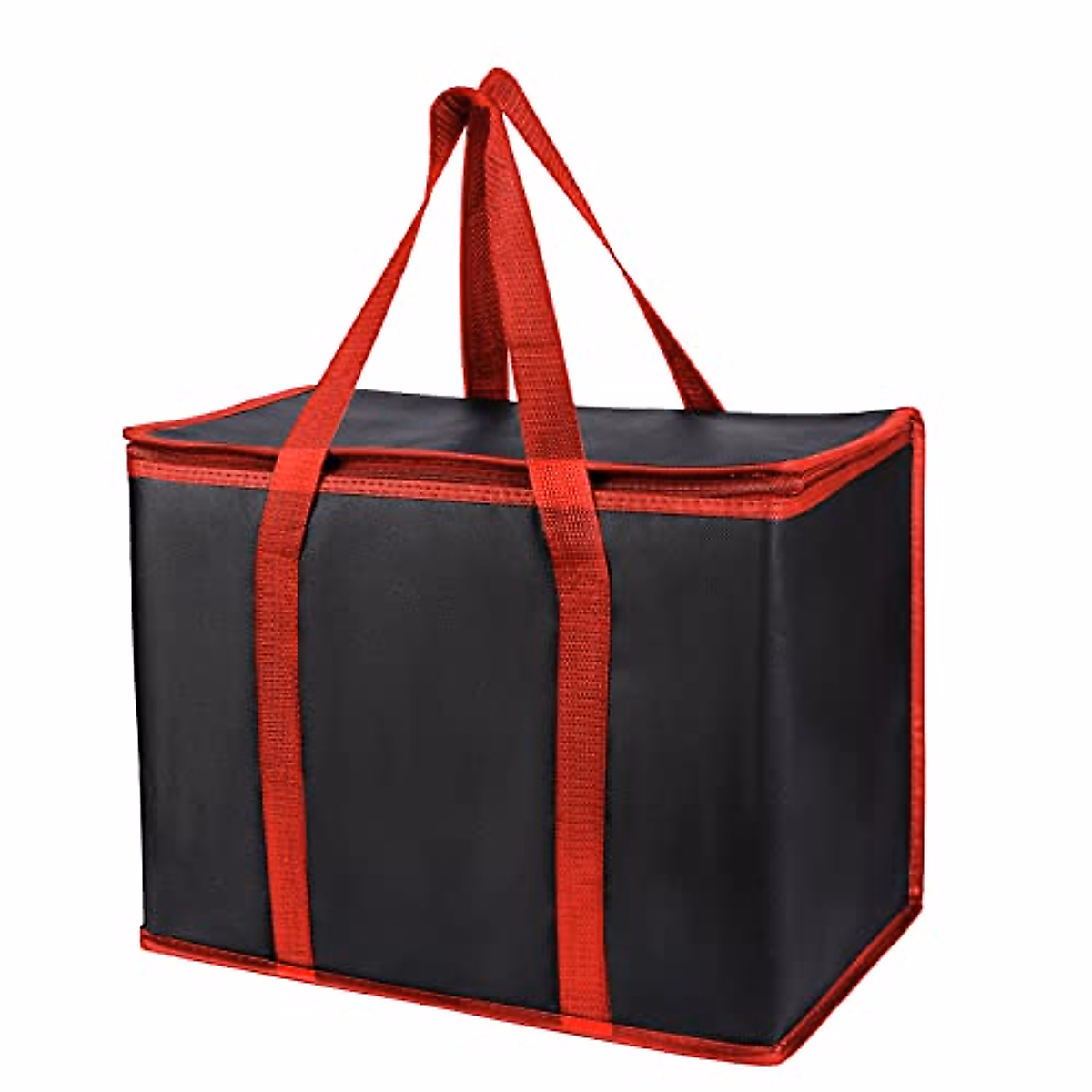 musbus 2 Pack Jumbo Chillout Thermal Tote, Foldable Insulated & Reusable Food Delivery Bag for Groceries, Potlucks, Sundries & More Cooler Bag Insulated Grocery Bags Large Freezer Shopping