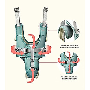 Baby Walking Harness,Hand-held Baby Walker Toddler Walking Assistant Helper Kid Safe Walking Protective Belt,Child Harnesses Learning Assistant Belt for Baby 6-36 Months Pink