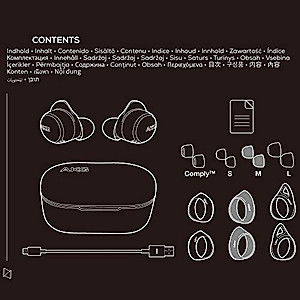 AKG N400 True Wireless Bluetooth Earphones ANC Canal Type (Silver)