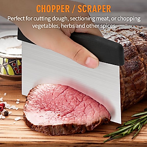 Blackstone Griddle Accessories Kit, 6pcs Blackstone Accessories kit for Blackstone and Camp Chef, Griddle Accessories Kit with Griddle Spatula& Carry Bag, Great for Outdoor BBQ, Teppanyaki and Camping