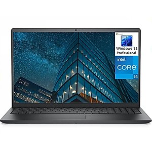 Dell Vostro 3000 3500 Series 15.6" Business Laptop Computer, Intel Core i5-1135G7 (Beat i7-1065G7), 32GB DDR4 RAM, 1TB PCIe SSD, 802.11AC WiFi, Bluetooth, Carbon Black, Windows 11 Professional