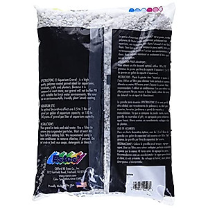 Spectrastone Special White Aquarium Gravel for Freshwater Aquariums, 5-Pound Bag