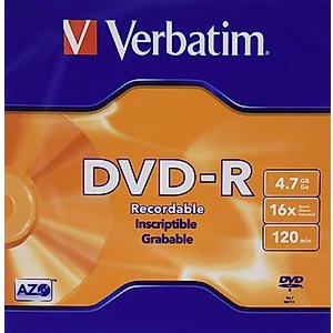 Verbatim DVD-R DVD-Recordable 16x