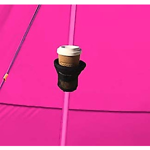 Red Suricata Cup Holder for Drinks – Accessory for Sun Shade Canopy Tent – Attaches to Tent Pole – Holds one Beverage (Cup, Bottle or Can)