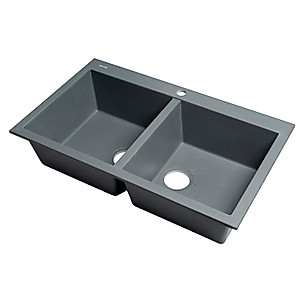 ALFI brand AB3420DI-T Kitchen Sink, Titanium