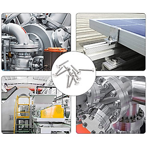 DOITOOL 10pcs T-Bolt Jig Bolts Stainless Steel Sliding Screw Stainless Steel t Bolt Sliding Screw Bolt Stainless Steel Drop-in Stud T Track Accessories T Slot Drop-in Stud Sliding Bolt