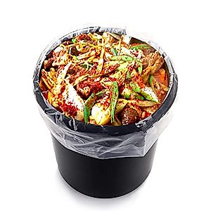 5 Gallon Food Grade Bucket Liner Bags for Marinating and Brining, Extra Heavy Duty Leak Proof Multifunctional Storage and Organization Bags, 20PCS