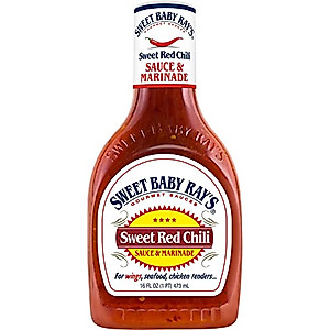 Sweet Baby Ray's, Wing Sauce & Glaze, Sweet Chili, 16oz Bottle (Pack of 2)