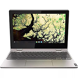 Lenovo Chromebook C340 2-in-1 Convertible Laptop in Silver Intel Processor up to 3.6Ghz 4GB DDR4 32GB eMMC 11.6in IPS Touchscreen BT Webcam (Renewed)