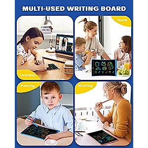 bravokids LCD Writing Tablet 8.5 Inch Toddler Doodle Board, 8.5 inch Colorful Doodle Board 2 Pack