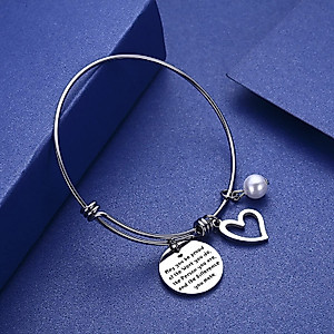 Jvvsci May You Be Proud of The Work You Do The Person You Are And The Difference You Make Bracelet,Thank You Gift,Inspirational Gifts for Women