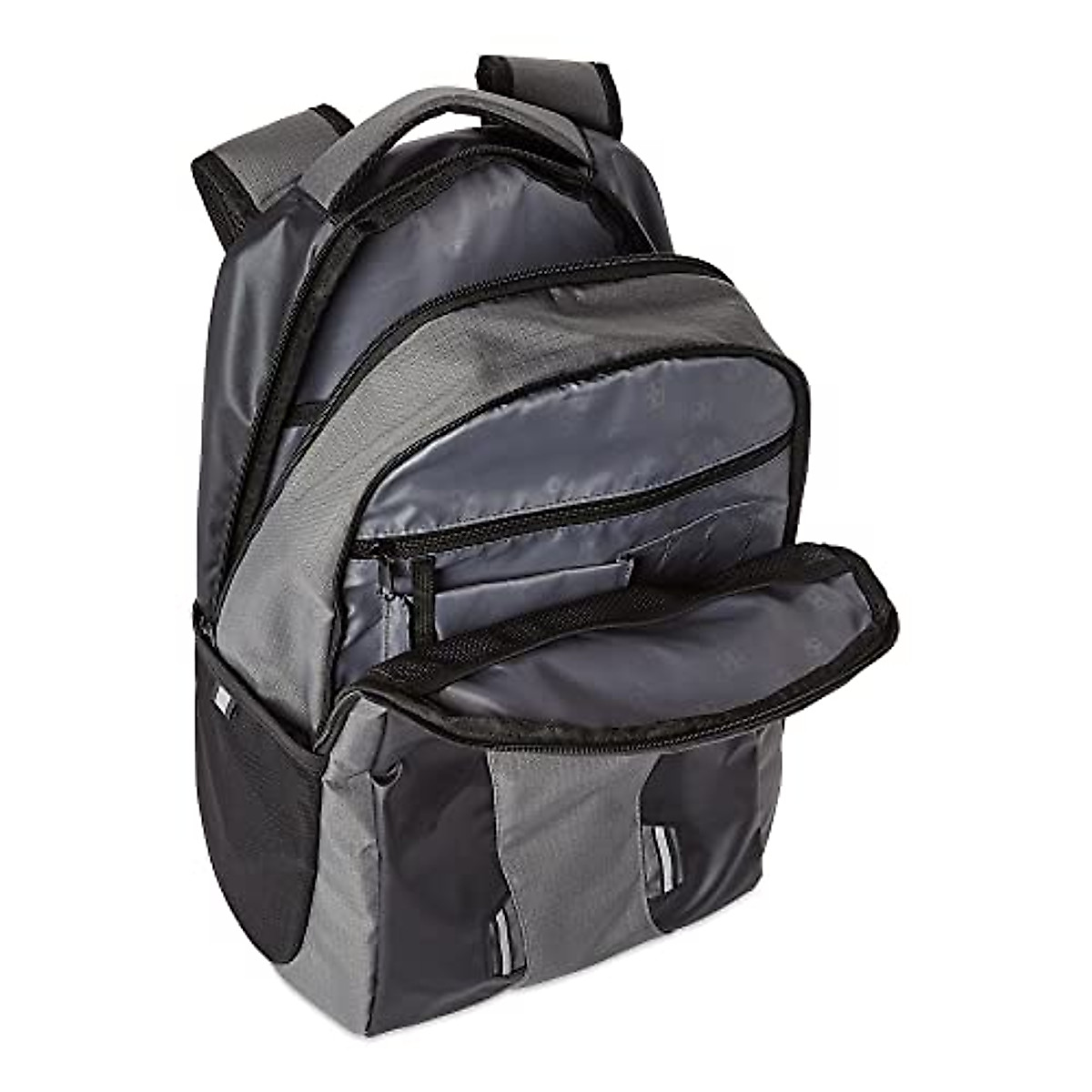 Premium Reflective Backpack with Adjustable Straps (Black, 11.5”W x 18”H x 7.5”D)