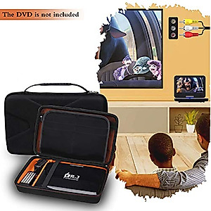 Mchoi Hard EVA Travel Case for DR. J 12.5" Portable Car Headrest Video Player/DR. J Professional 1080P Mini Projector, CASE ONLY