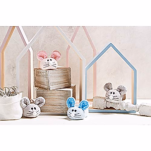 Stephan Baby Ouch Mouse Comfort Toy + Boo Cube, Pink